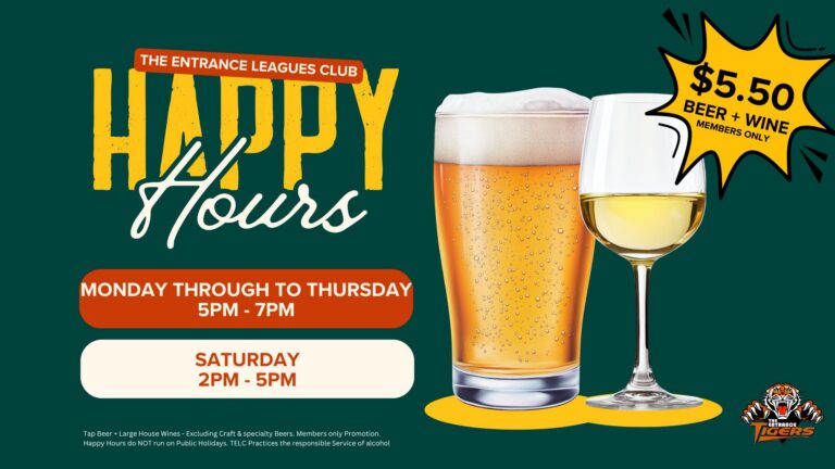 Eat & Drink – The Entrance Leagues